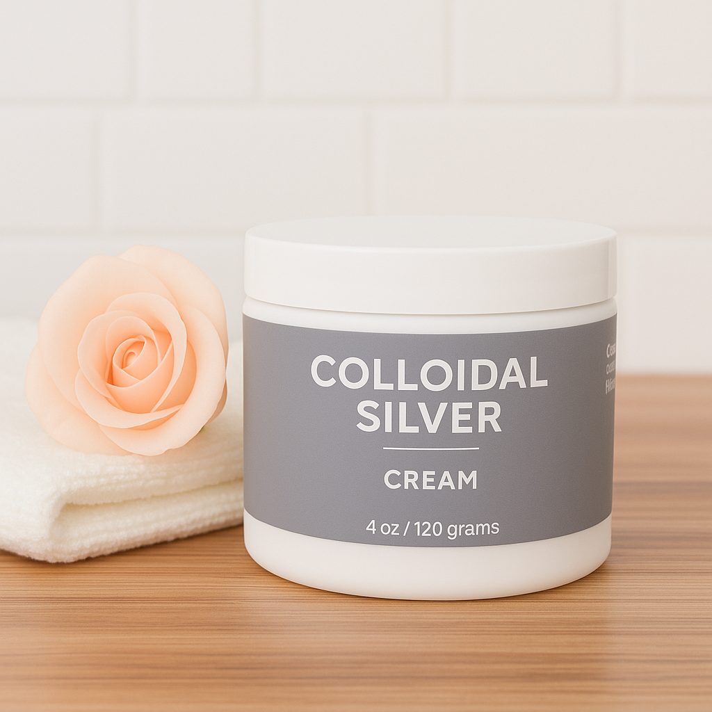 Colloidal Silver Cream – Soothe, Heal & Protect Naturally – Taylor Made ...